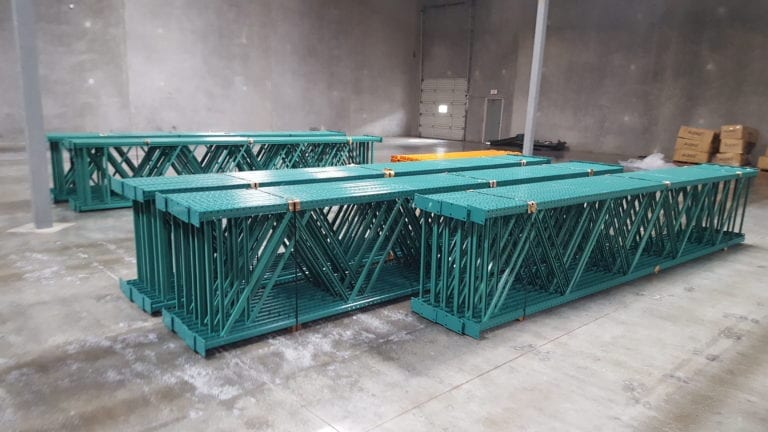 New 44” X 192” Pallet Rack Uprights - Warehouse Solutions Northwest